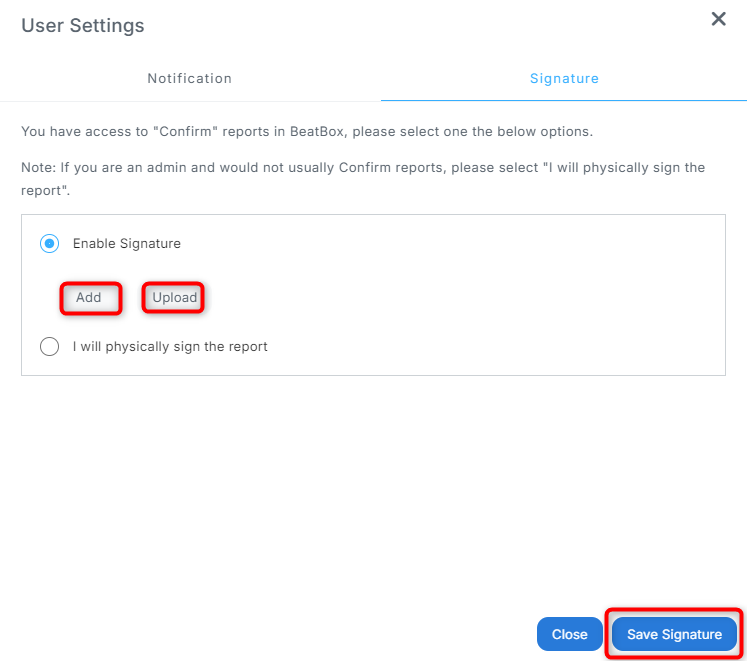 How to set up an Electronic Signature – Cardioscan