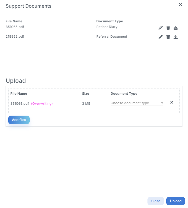 Multiple Support Documents – Cardioscan