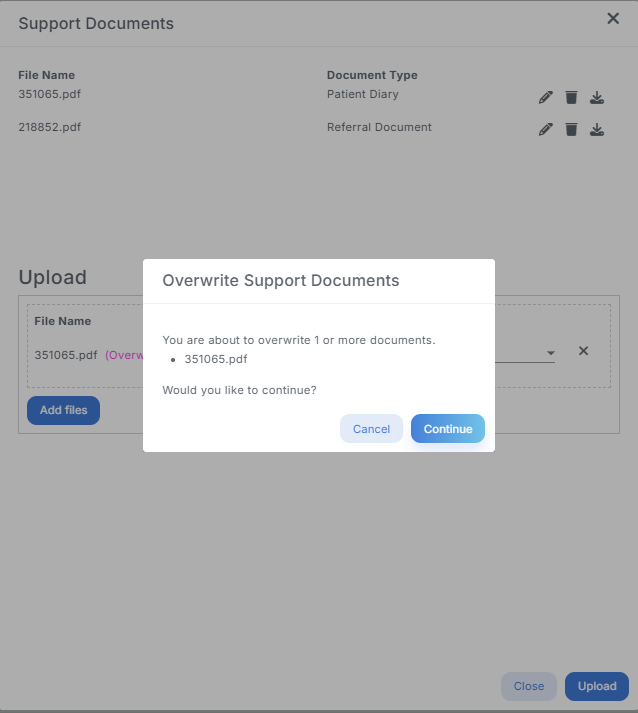 Multiple Support Documents – Cardioscan