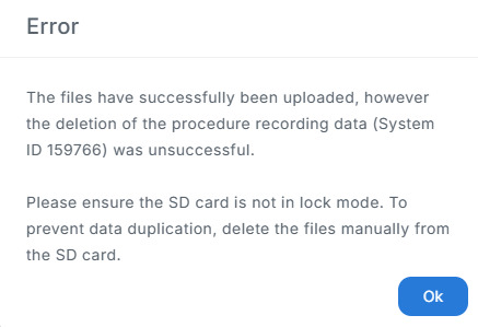 Deleting Procedure Data from the Holter Device After Upload – Cardioscan